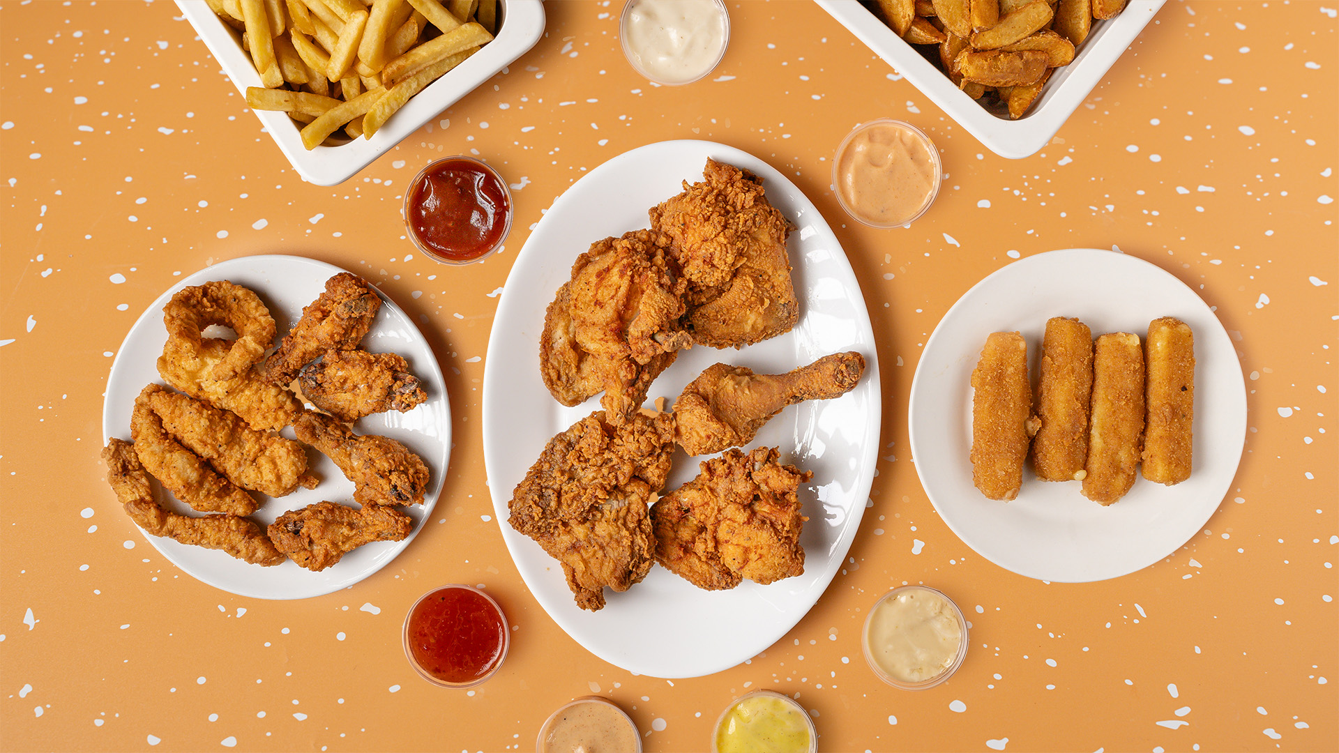 Crispy Fried Chicken & Pizza Fried Chicken delivery in Paralimni ...