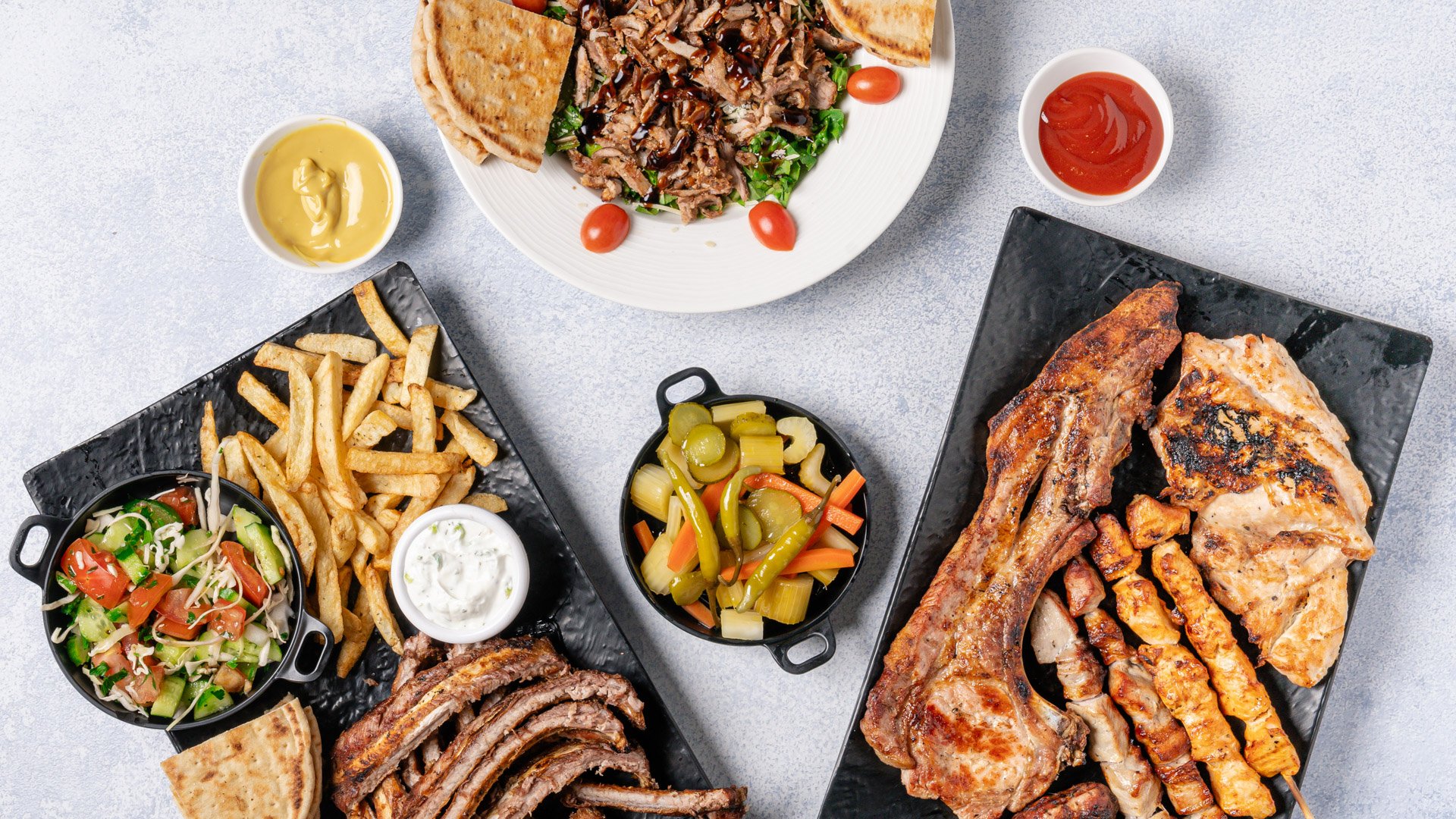 Kalamaki souvlaki Grill delivery in Egkomi Lefkosias | Order from Foody
